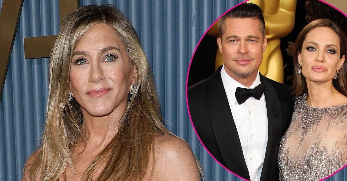 Jennifer Aniston Comments On Brad Pitt & Angelina Jolie Love Triangle