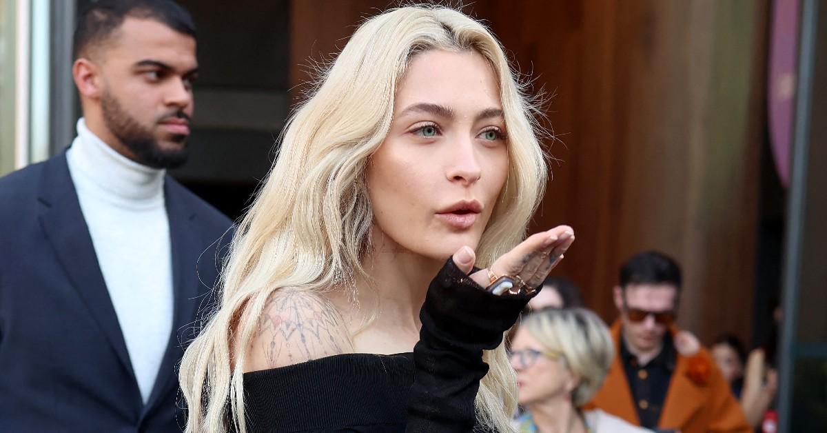 Paris Jackson Shows Off Her Chest In See-Through Dress In Paris: Photos