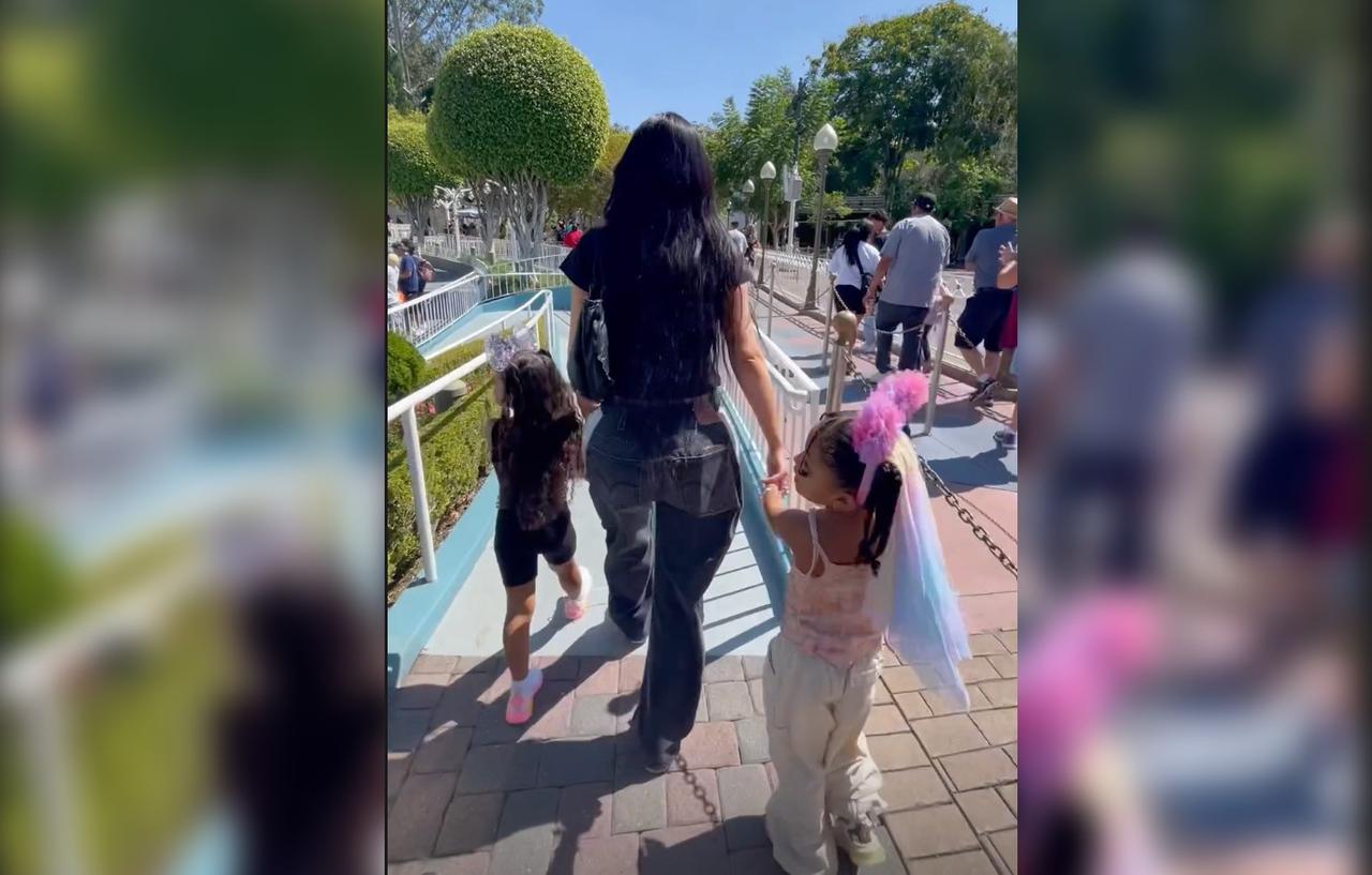Kylie Jenner Enjoys A Quick Trip To Disneyland With Stormi