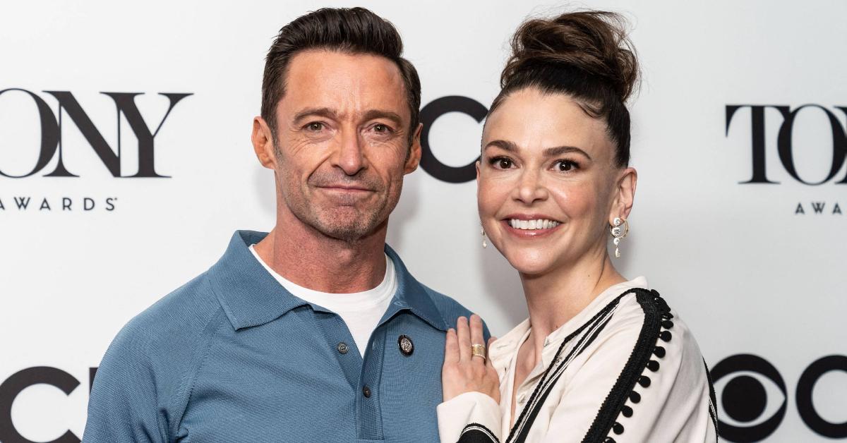 Hugh Jackman Moves Boxes Into His Home Alongside Sutton Foster