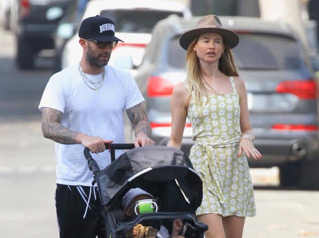 Behati Prinsloo Reacts As 'Call Her Daddy' Teases Adam Levine Chat