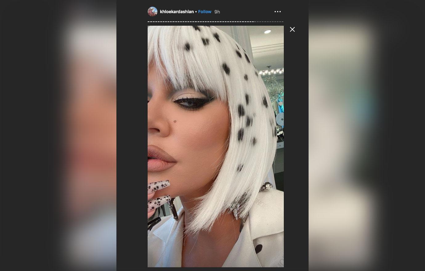 Ex PETA Ambassador Khloe Kardashian Dresses As Cruella De Vil