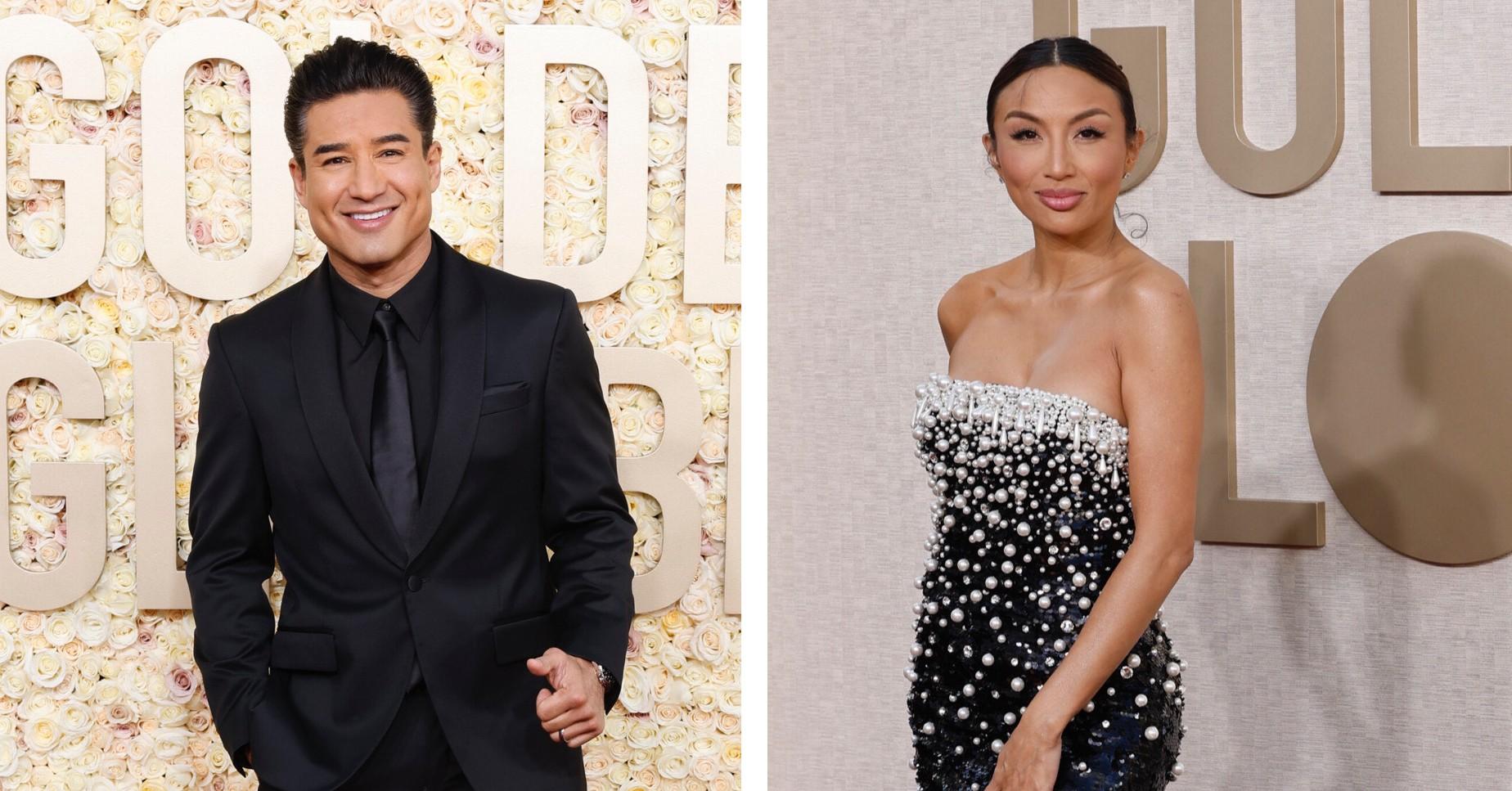 2024 Golden Globe Awards Red Carpet Photos: Mario Lopez, Jeannie Mai