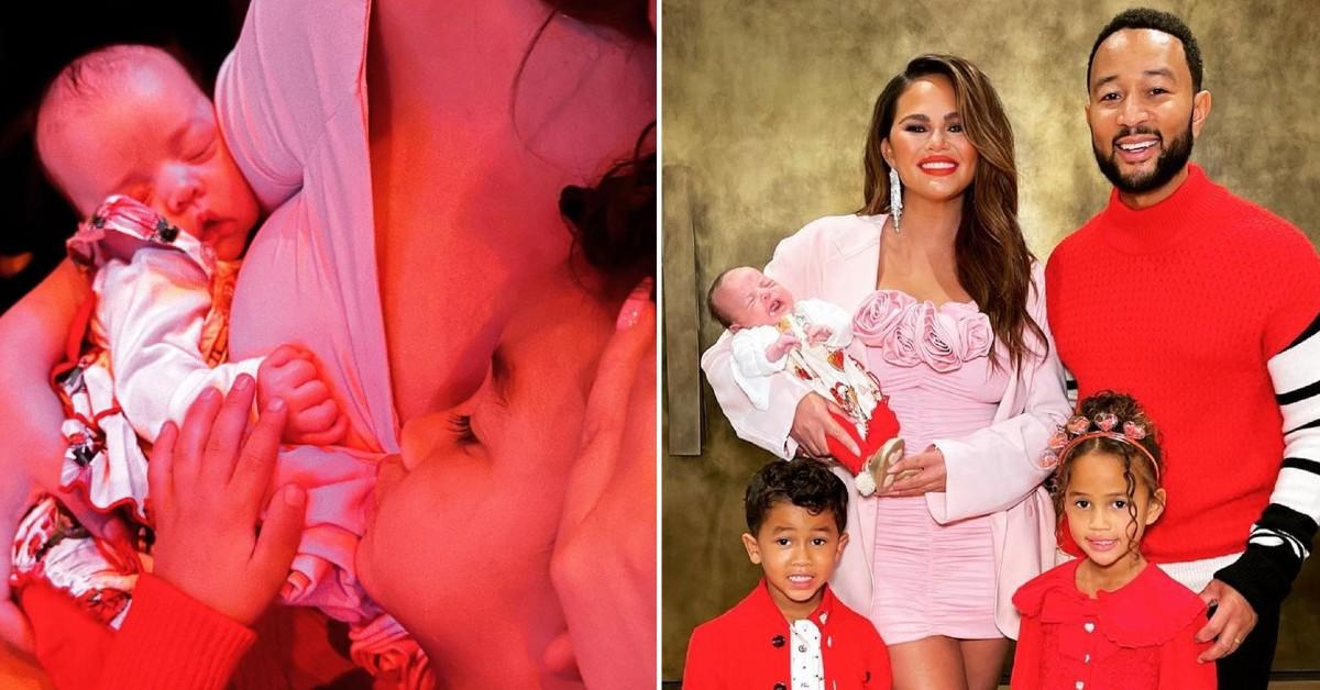 John Legend & Chrissy Teigen's Sweetest Moments With Their Newborn