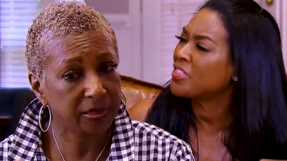 WATCH: Kenya Moore Argues With Her Aunt Lori Moore Over Her Issues With ...