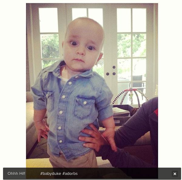The Cutest Instagrams and TwitPics of Baby Duke Rancic!