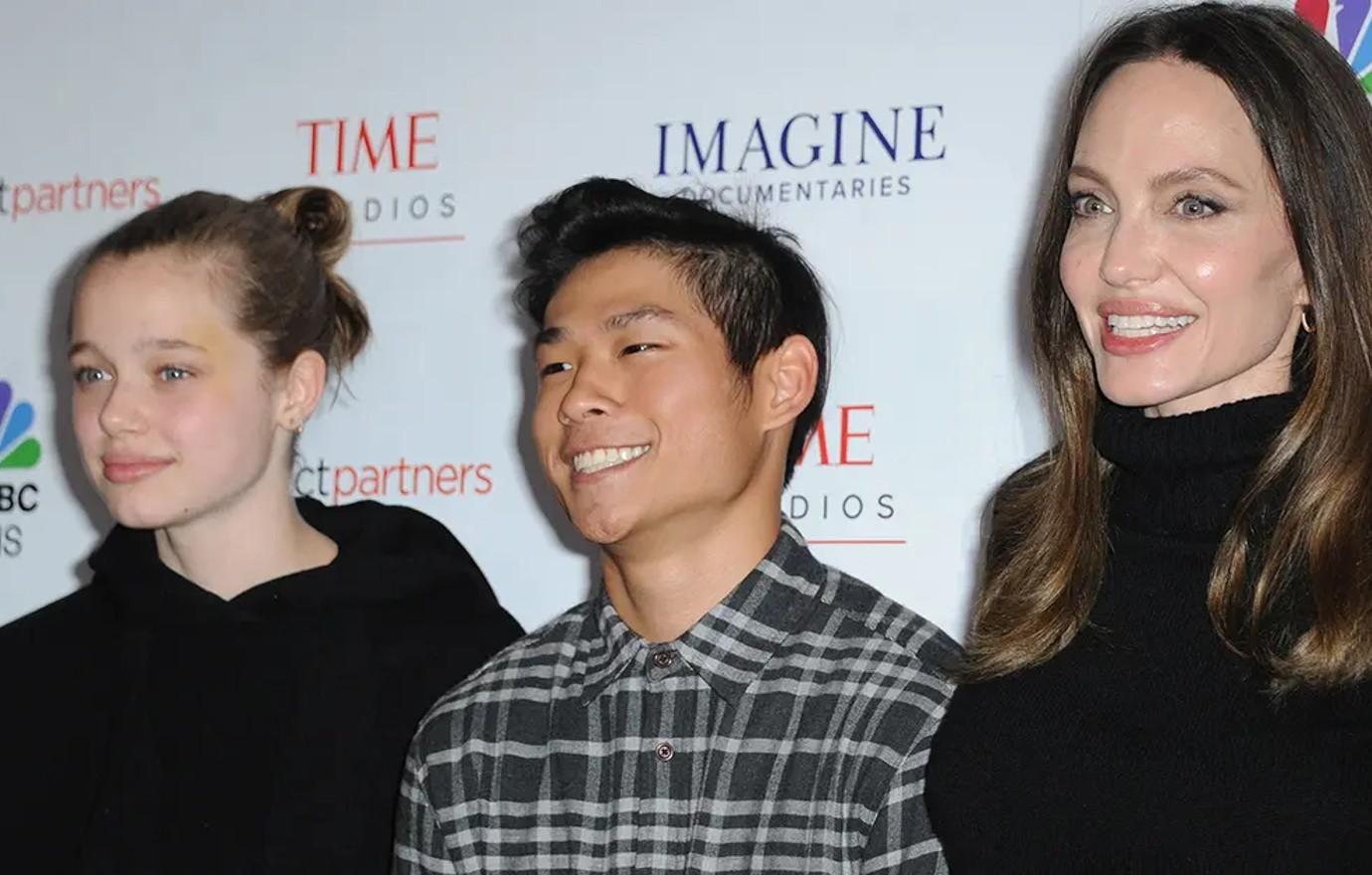 Shiloh Jolie-Pitt Shows Off Shaved Head While Running Errands