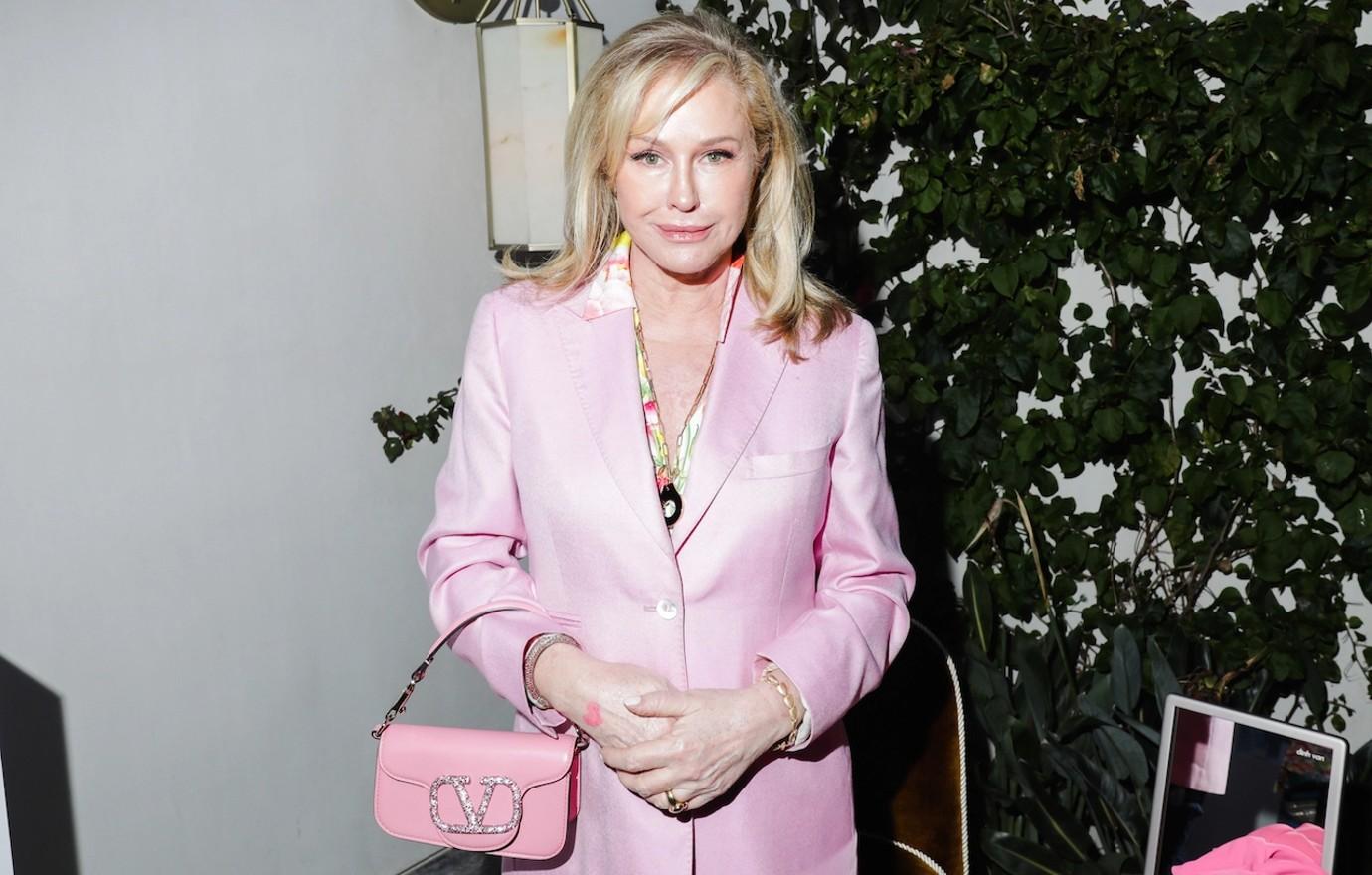 Kim Richards & Kathy Hilton Both Make Appearance At Dinh Van Party