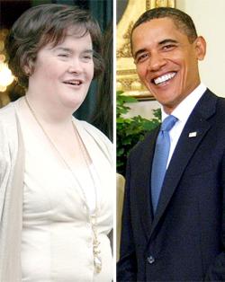 News From Across The Pond: Susan Boyle upstages President Barack Obama ...