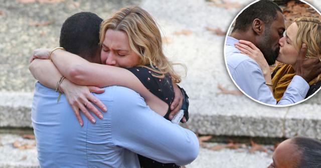 Kate Winslet And Idris Elba Heat Up The Set With Passionate Kiss