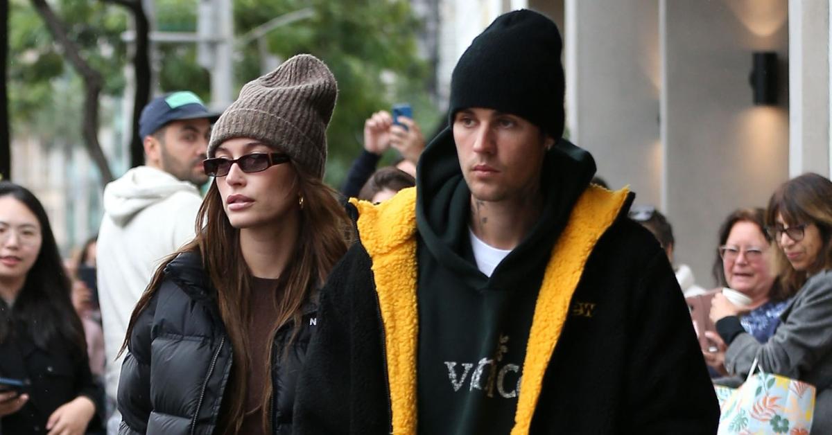 Hailey Bieber Shares Rare Glimpse Of Baby Jack On Fall Stroll: Photo