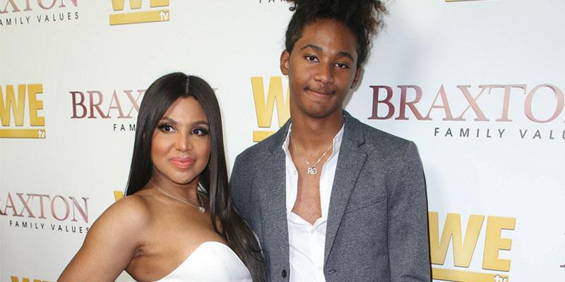 Toni Braxton Showers Her Son With Kisses On The Red Carpet