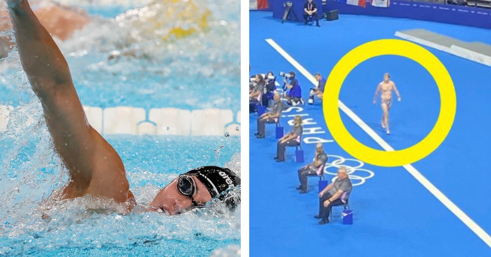 Dad Bod & Undies Cause Olympic Swimming Match To Come To A Full Stop