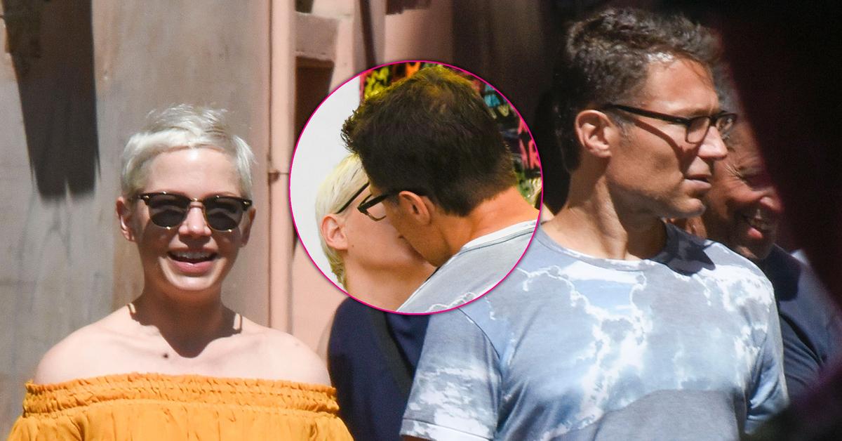 [PICS] Michelle Williams Caught Kissing New Boyfriend In Rome