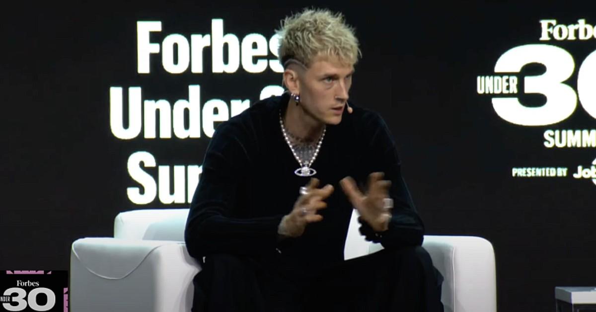 Machine Gun Kelly Apologizes After Fan Storms Stage At Forbes Summit