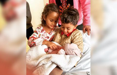 Chrissy Teigen Shares Close-Up Photo Of Newborn Baby Esti