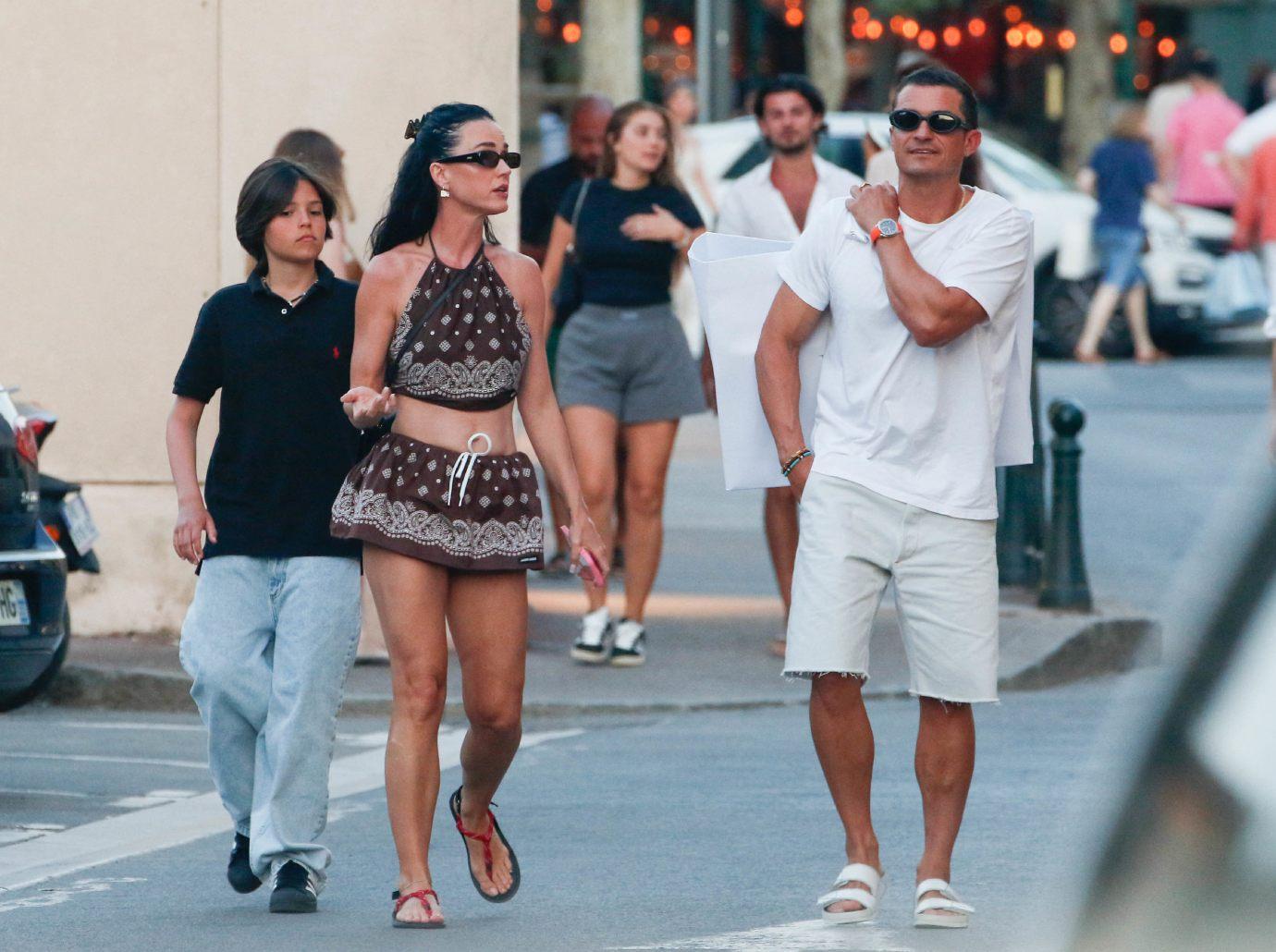 Katy Perry & Orlando Bloom Jump Out Of Helicopter Together: Watch