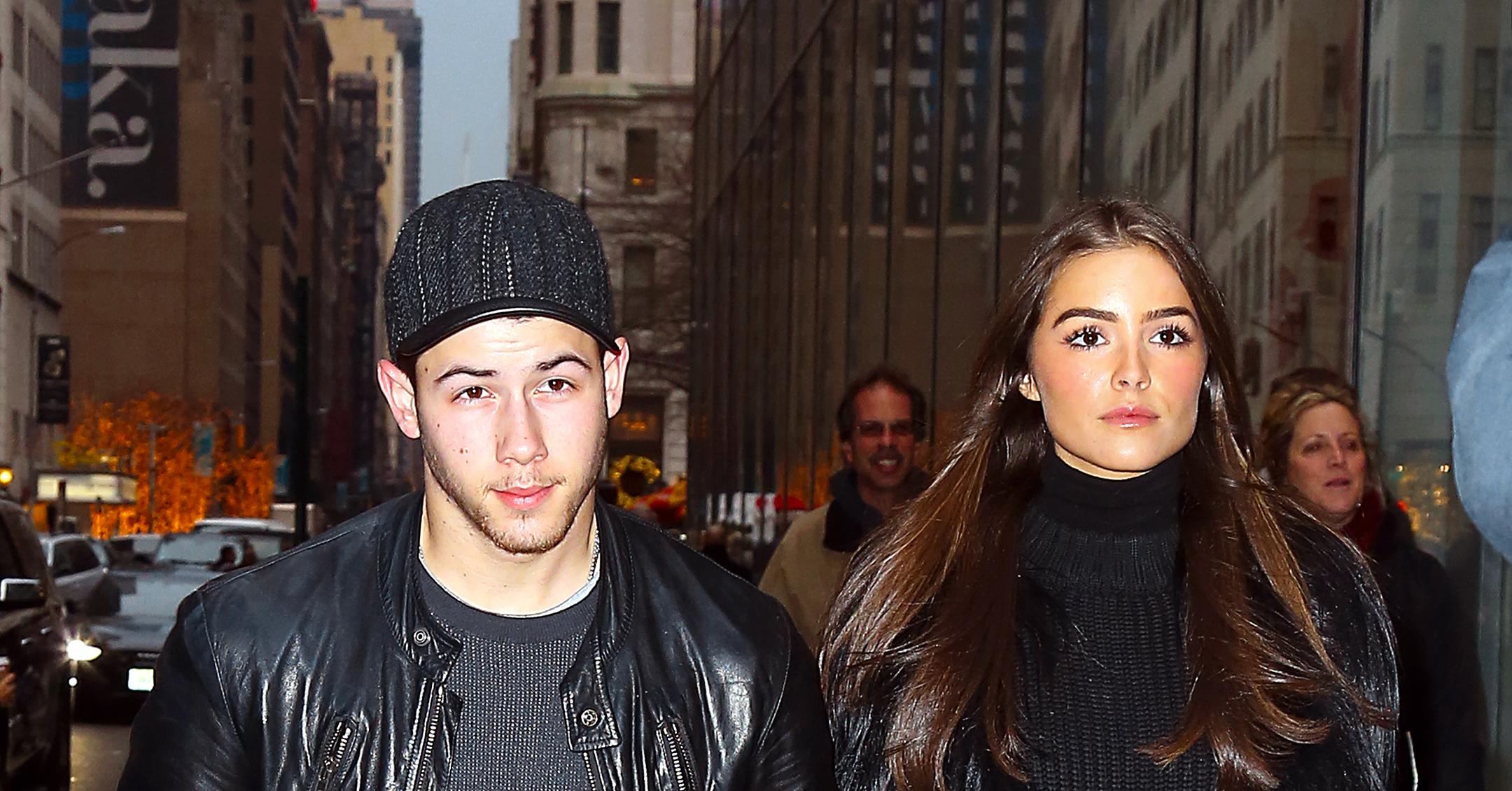 Nick Jonas Holds Hands With Girlfriend Olivia Culpo As They Stroll ...