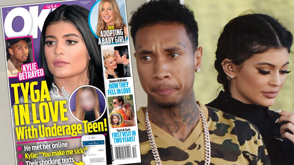 OK! Exclusive: Tyga Texts A 14-Year-Old—Find Out If She’s Planning To ...