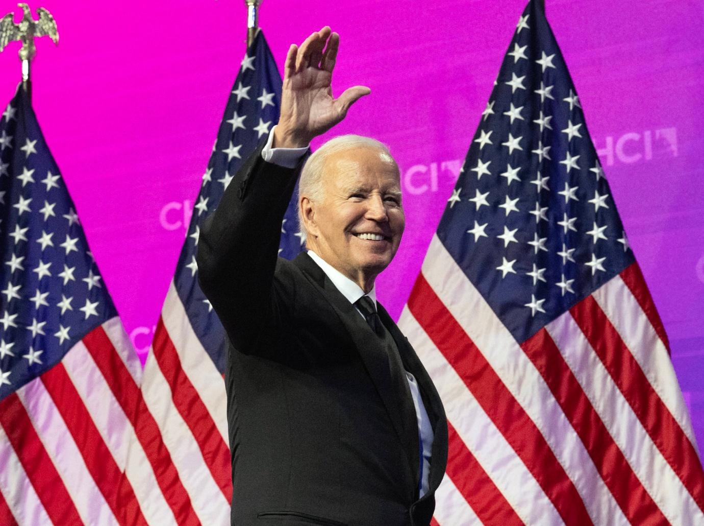 President Joe Biden Tells Heckler To 'Shush Up' During Speech