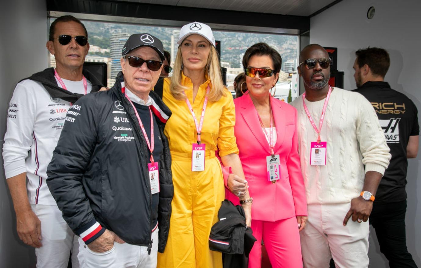 Kris Jenner Is Pretty In Pink At The Monaco Grand Prix