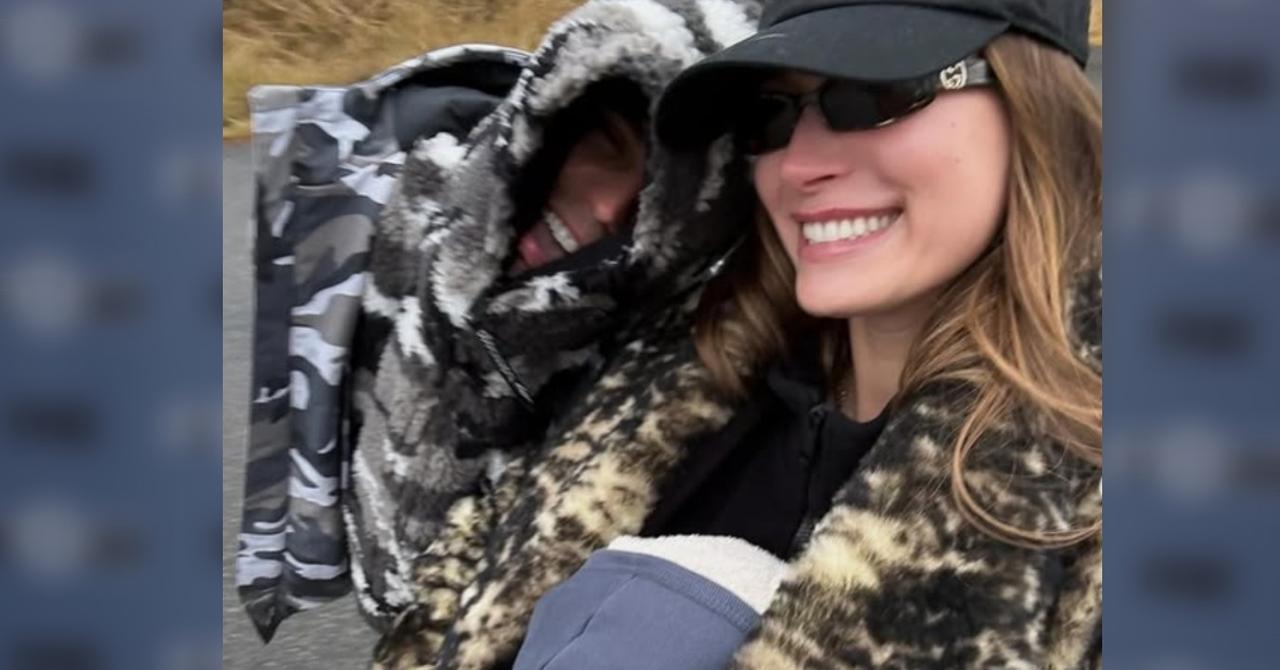 Hailey Bieber Shares Rare Glimpse Of Baby Jack On Fall Stroll: Photo