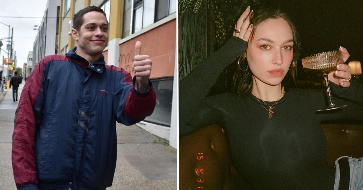 Pete Davidson's New Girlfriend Elsie Hewitt Posts Video Of Him In Robe