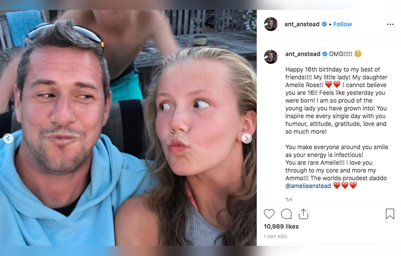 Ant & Christina Anstead Celebrate His Daughter Amelie's 16th Birthday