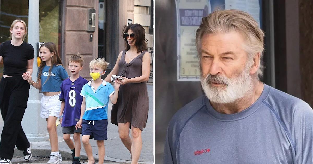 Hilaria Baldwin Takes Children On New York Stroll Amid Alec Recovery