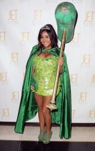Snooki Celebrates Halloween as 'Princess Pickle' in Las Vegas