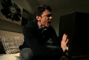 VIDEO: James Franco Arm Gets Trapped Under a Mini-Fridge!