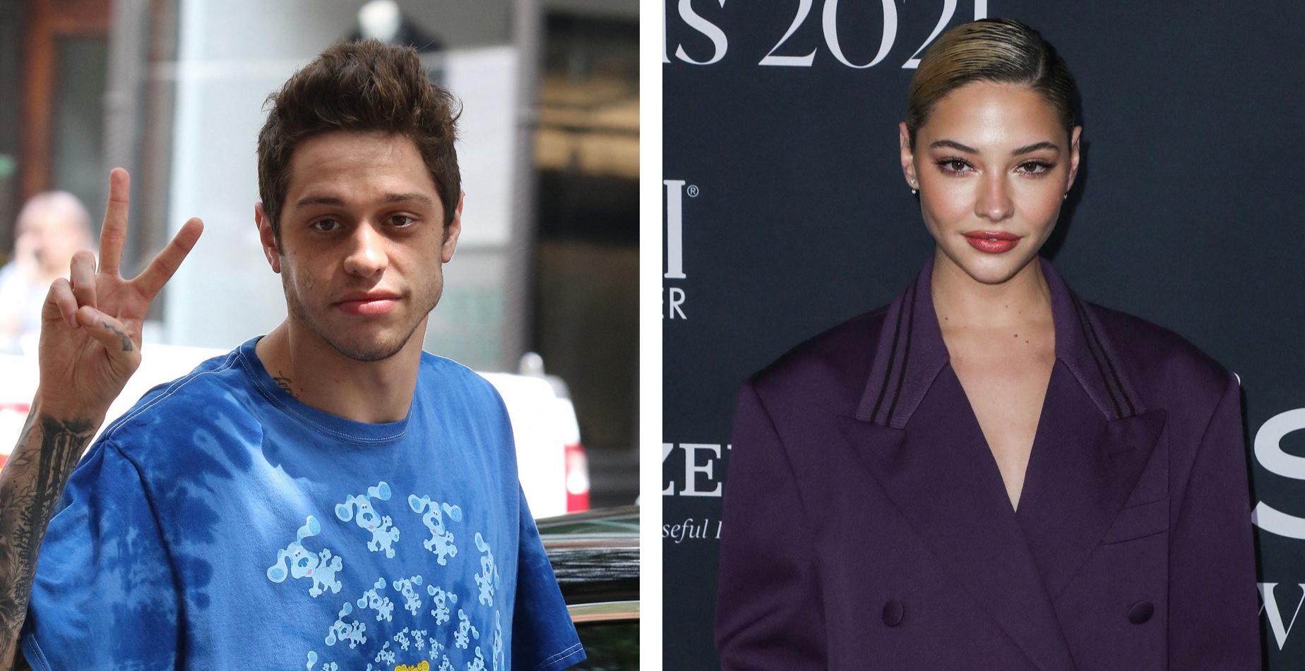 Pete Davidson Resurfaces With Madelyn Cline After Canceling Shows