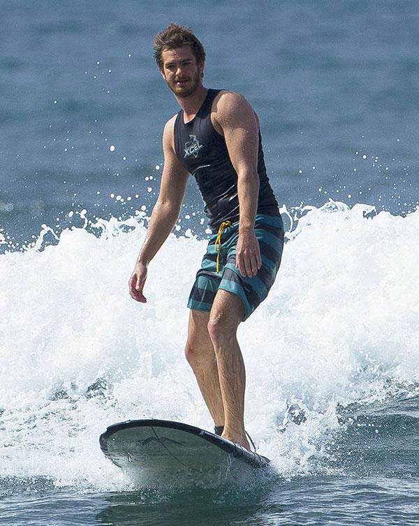 OK! Hottie of the Day: Andrew Garfield Surfing in Hawaii