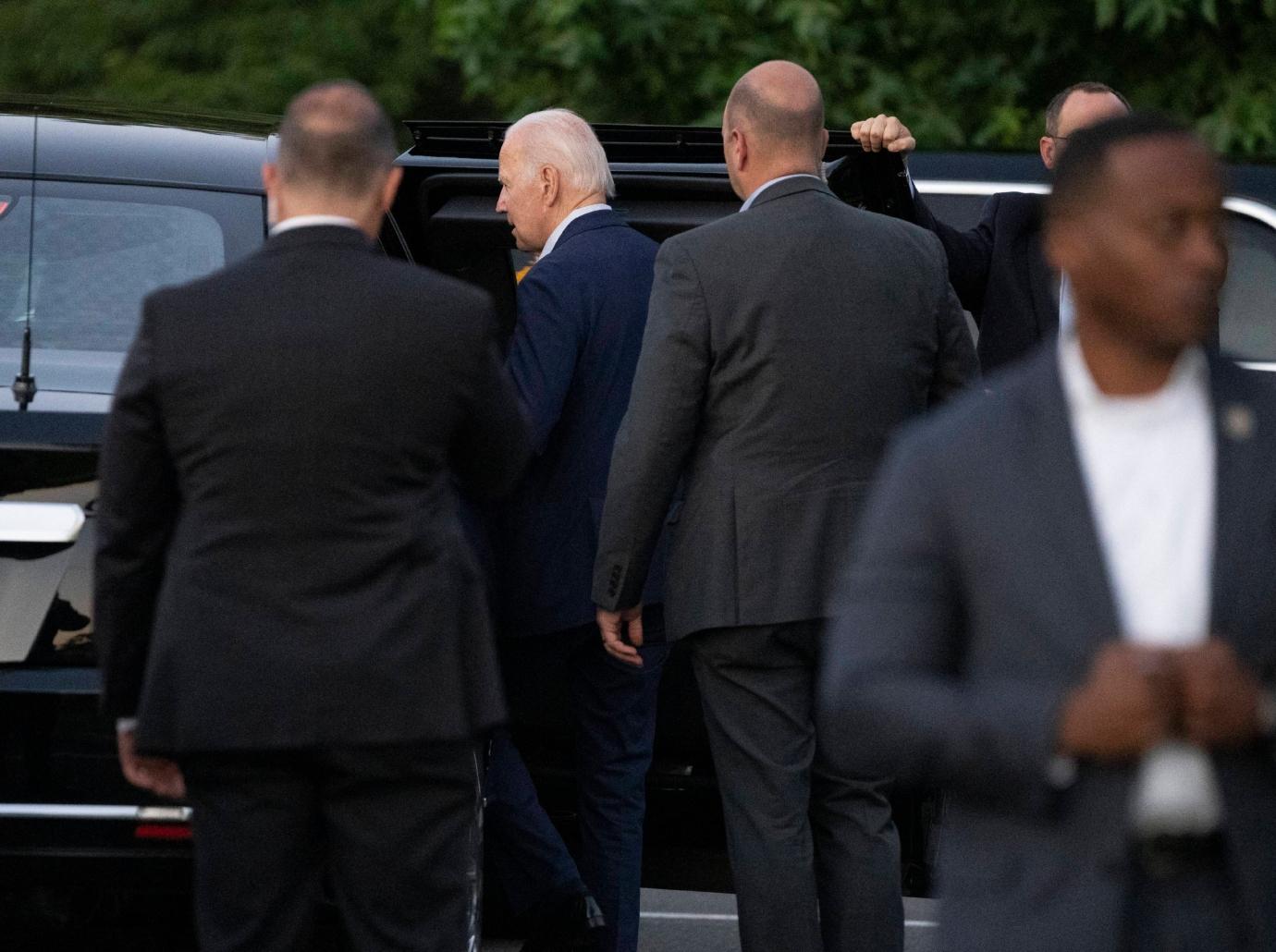 President Joe Biden Startled After Car Crashes Into Motorcade: Video