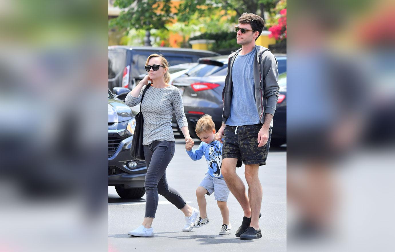 Christina Ricci Enjoys A Family Day Out With Her Hubby And Son