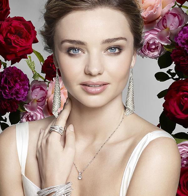 Miranda Kerr Is the Face of a New Sparkling Swarovski Campaign