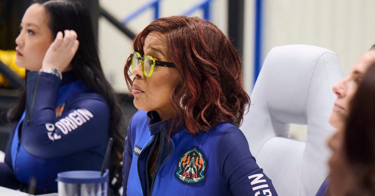 Gayle King Looked 'Terrified' Moments Before Going To Space: Watch