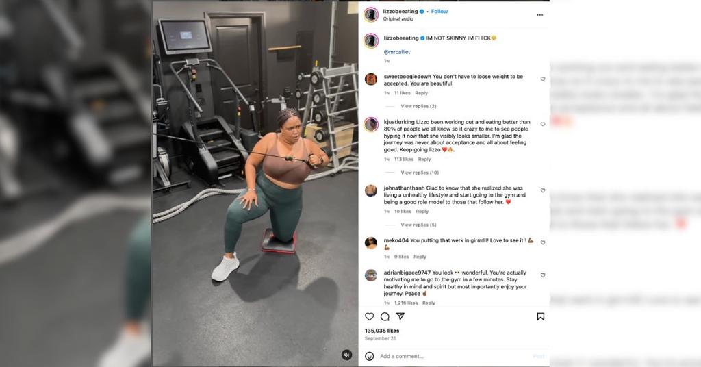 Lizzo Admits She 'Feels Bad' For Overeating Amid Weight-Loss Journey