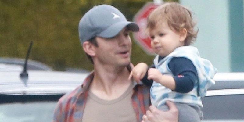 Ashton Kutcher & Mila Kunis' Son Is Too Funny In These Adorable Pics