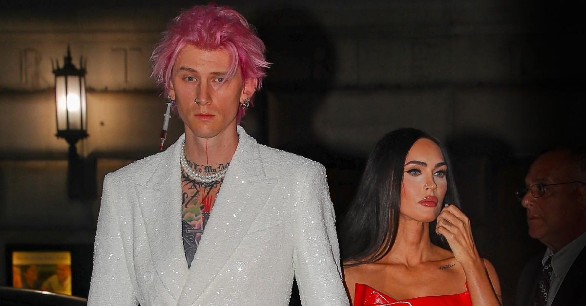 Megan Fox & Machine Gun Kelly Match At Michael Rubin's White Party