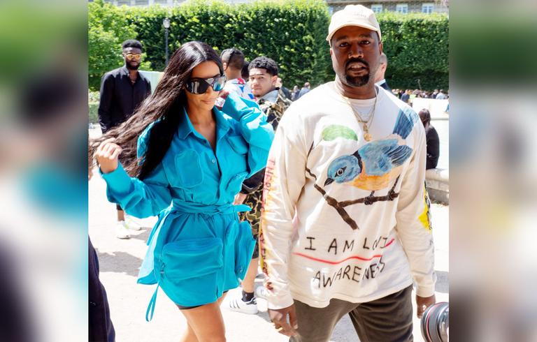 Kim Kardashian Posts A Rare Snap With Kanye West On The Beach