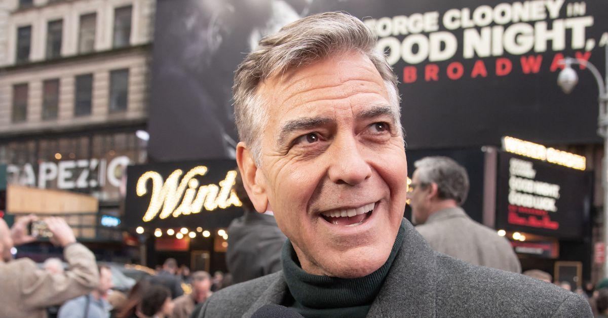 George Clooney Swaps Out Gray Hair For Dark Locks