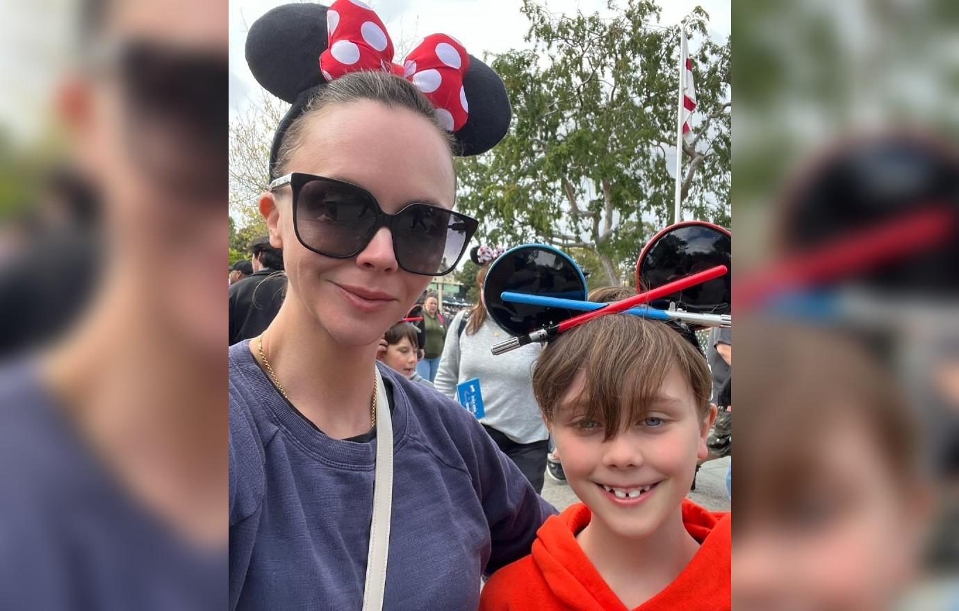 Christina Ricci Spends Time With Son At Disneyland Amid Custody Battle
