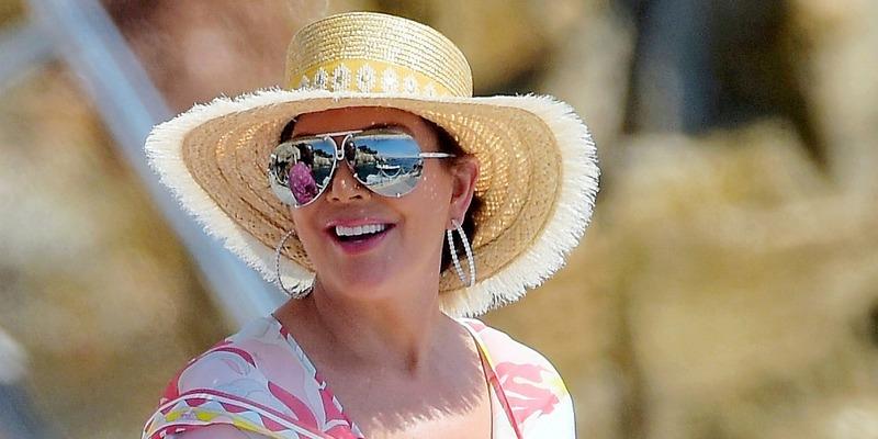 Kris Jenner Wears Sexy White Bathing Suit Off The Italian Coast
