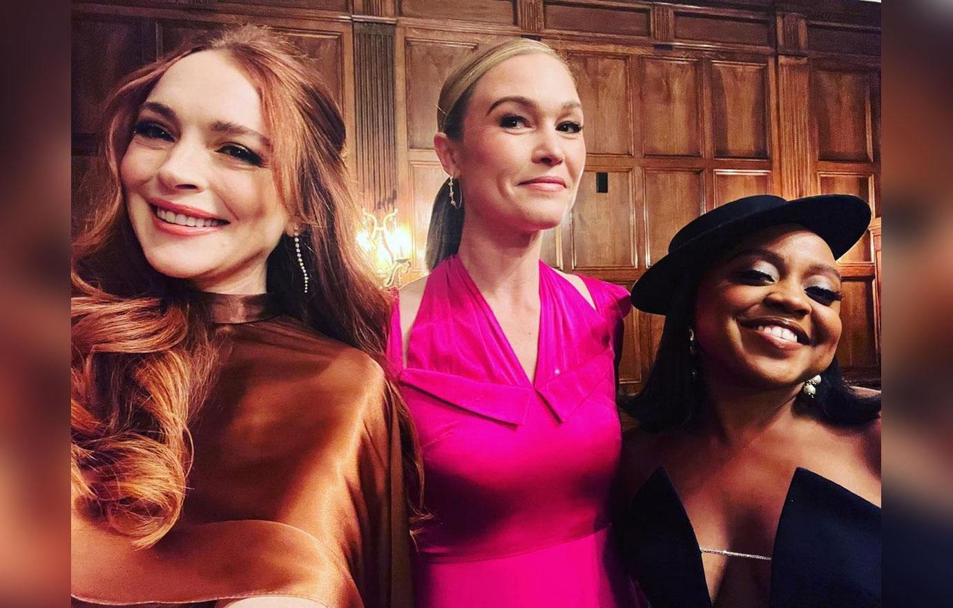 Lindsay Lohan Makes Rare Outing To Siblings' NYFW Runway Show: Photos