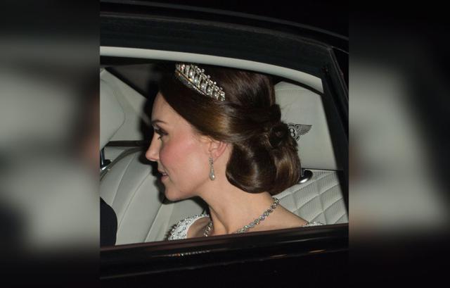 Kate Middleton Wears Princess Dianas Favorite Tiara To Palace Party