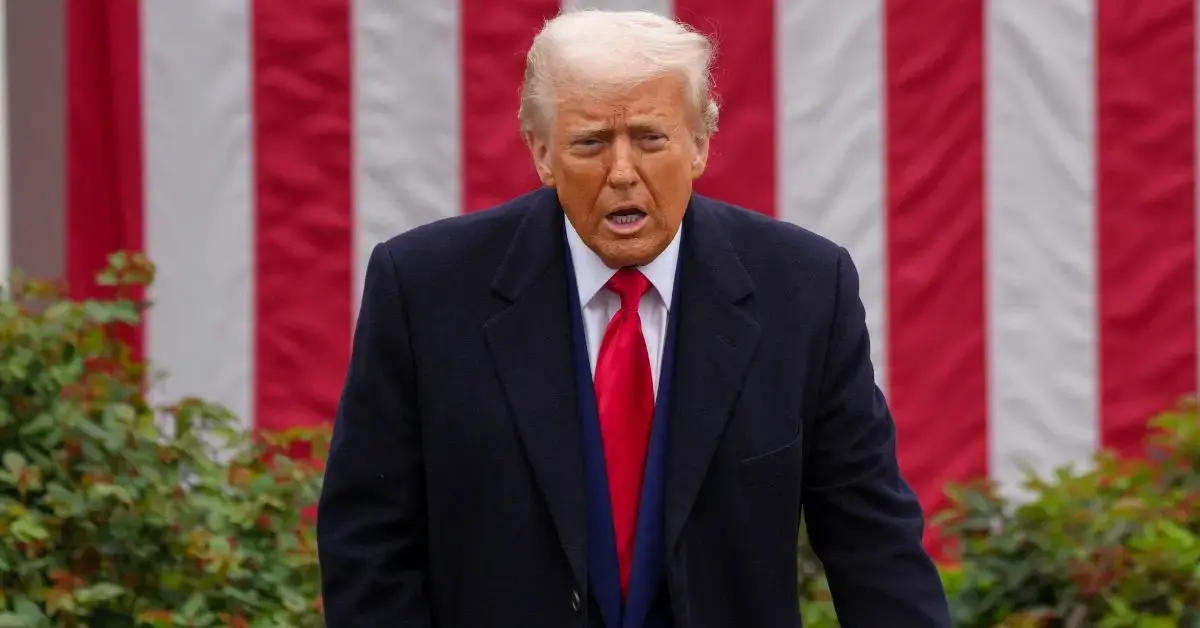 Donald Trump Stands On Artificial Turf During Tree Planting Photo Op