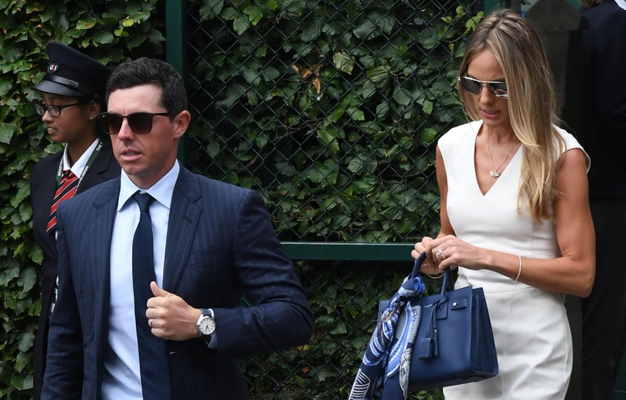 Rory McIlroy Kisses Wife Erica Stoll’s Forehead At 2025 Masters