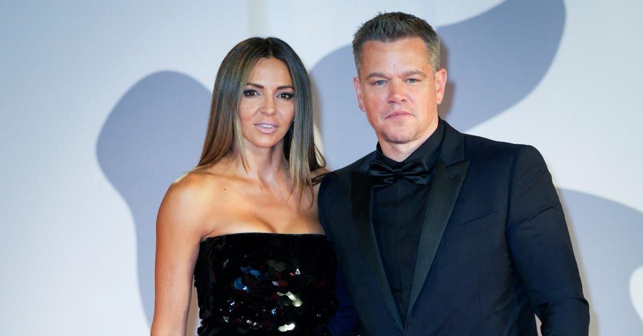 Ben Affleck Kisses Matt Damon's Wife Luciana Barroso On The Head