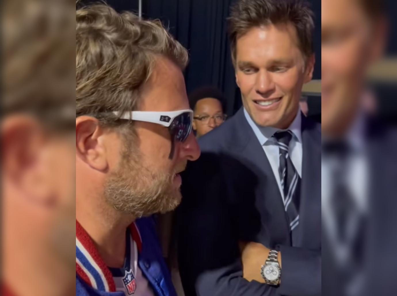 Tom Brady Looks Like A 'Wax Figure' In Photo With Dave Portnoy